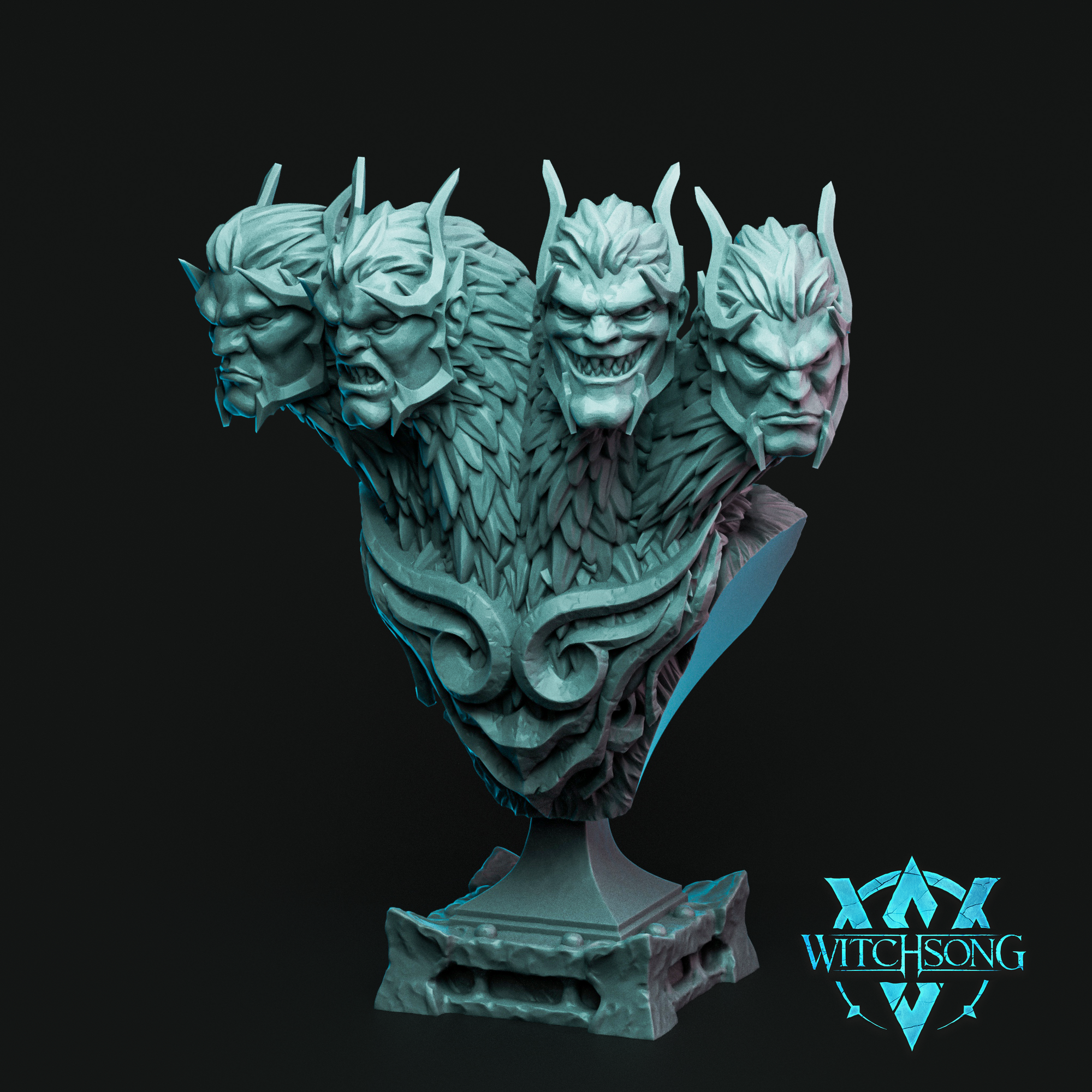 Bust - Hydra Sphinx - Witchsong Miniatures
